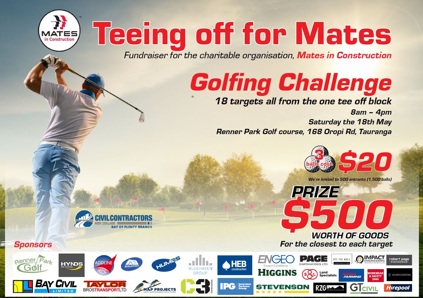 Teeing Off For Mates – Taylor Bros Transport Ltd